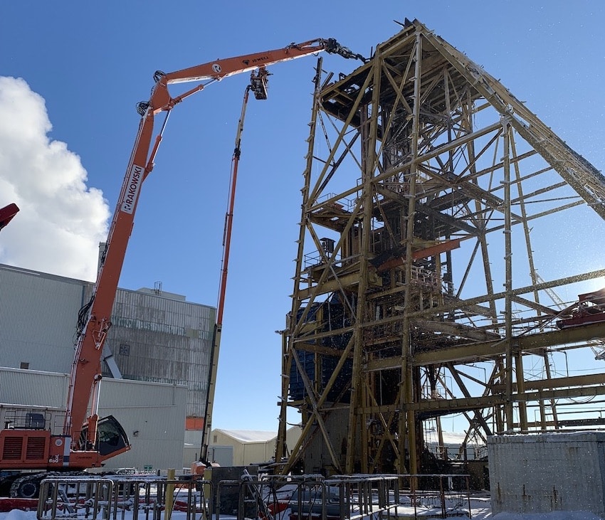 Headframe Demolition - South East Construction